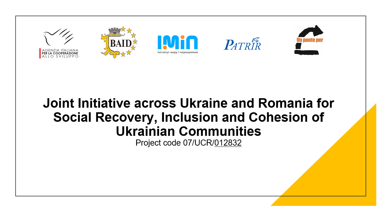 Joint Initiative across Ukraine and Romania for Social Recovery ...